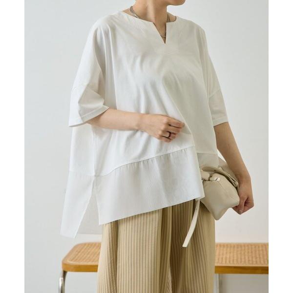 『タイムセール実施中』ZOZO問い合わせ番号:108151299ショップ:ear PAPILLONNER，イア パピヨネブランド:ear PAPILLONNER，イアパピヨネ商品名:裾シアーTシャツ26【SUM1 STYLE】カテゴリ:トッ...