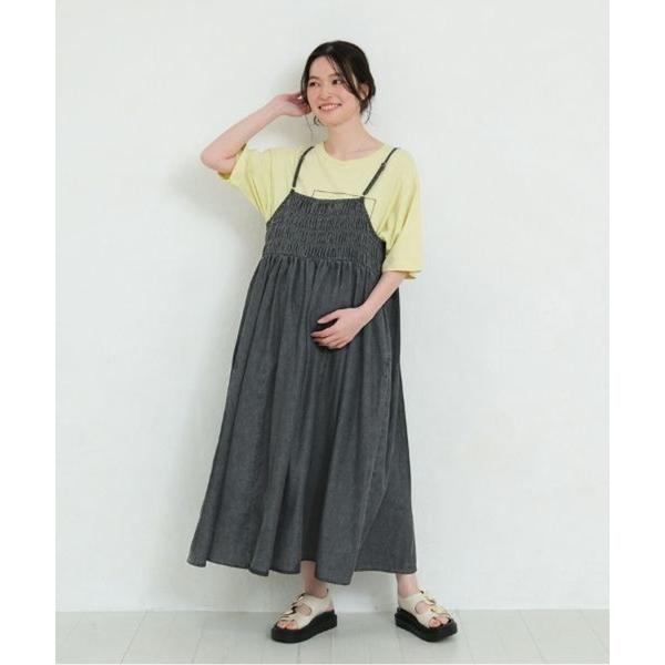 ZOZO問い合わせ番号:108190531ショップ:LEPSIM，レプシィムブランド:LEPSIM，レプシィム商品名:【産前・産後対応】マタニティ／スースーデニム2WAYワンピース　739799カテゴリ:ママ＆ベビー>マタニティウェア...