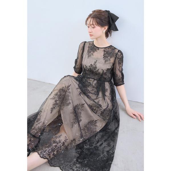 ZOZO問い合わせ番号:108191545ショップ:bflat，ビーフラットブランド:niana，ニアナ商品名:「低身長用サイズあり」エンブロイダリーレイヤードドレス 結婚式 同窓会 入学式 卒業式 パーティードレス オケージョン お呼ばれ...