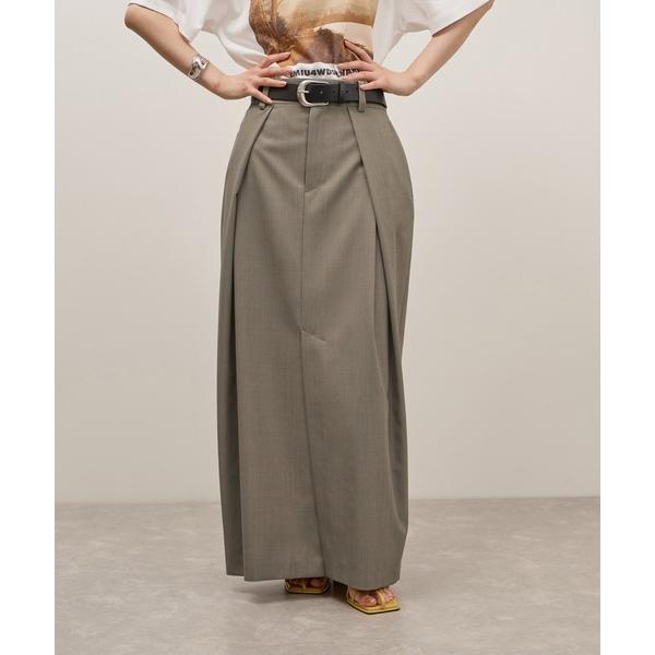 ZOZO問い合わせ番号:108191913ショップ:ADAM ET ROPE'，アダムエロペブランド:ADAM ET ROPE'，アダムエロペ商品名:ベルト付フロントスリットスカートカテゴリ:スカート>スカートブランド品番:2026-...
