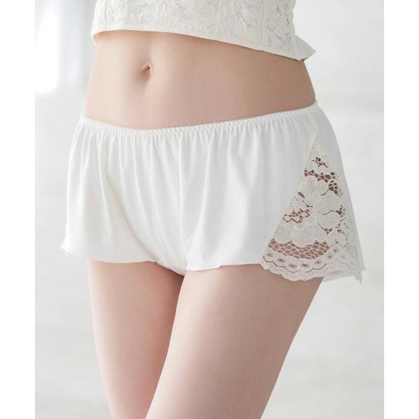 ※このアイテムは返品・交換対象外商品です。ZOZO問い合わせ番号:108192898ショップ:tu-hacci，ツーハッチブランド:tu-hacci，ツーハッチ商品名:フラワーレースリラックスショーツカテゴリ:アンダーウェア>ショーツ...