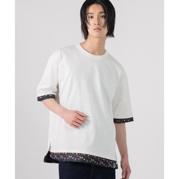 ZOZO問い合わせ番号:108194379ショップ:rehacer，レアセルブランド:rehacer，レアセル商品名:rehacer : Botanical Layered Wide CS / ボタニカルレイヤード ワイドカットソーカテゴリ...
