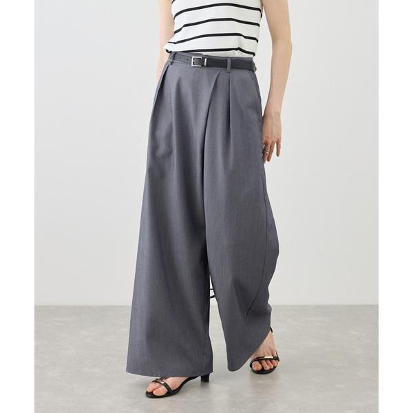 ZOZO問い合わせ番号:108194765ショップ:ROPE' PICNIC，ロぺピクニックブランド:ROPE' PICNIC，ロペピクニック商品名:リヨセルシャンブレーラップ風パンツカテゴリ:パンツ>その他パンツブランド品番:202...