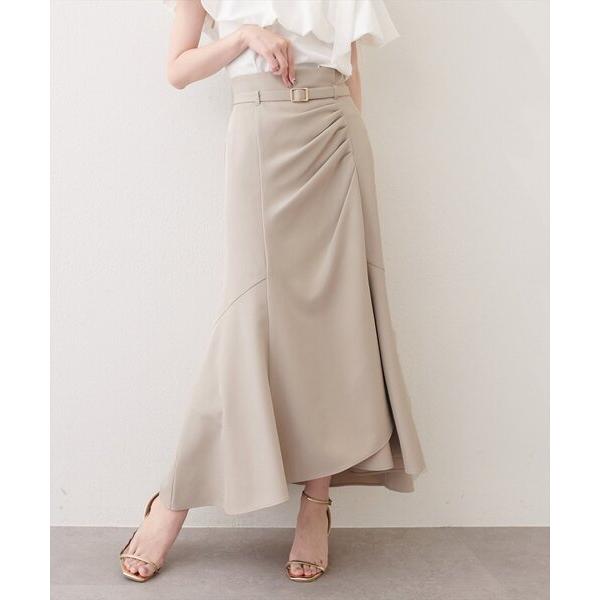 ZOZO問い合わせ番号:108195138ショップ:natural couture，ナチュラルクチュールブランド:natural couture，ナチュラルクチュール商品名:〈mizukoto〉ドレープデザインマーメイドスカートカテゴリ:ス...