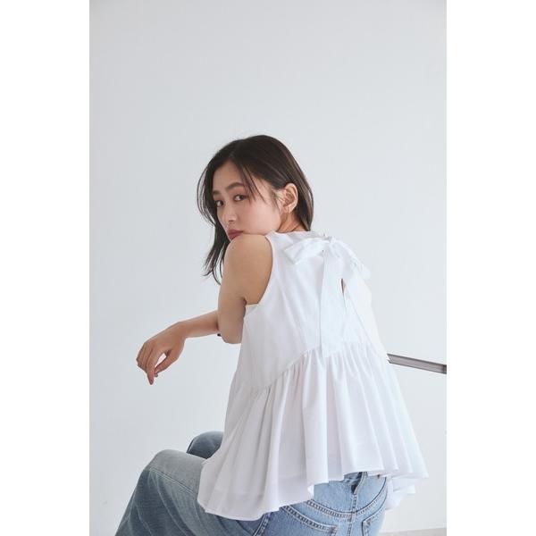 ZOZO問い合わせ番号:108230810ショップ:Mila Owen，ミラ オーウェンブランド:Mila Owen，ミラオーウェン商品名:「イージーケア」「接触冷感」バックリボンアメスリペプラムブラウスカテゴリ:トップス>シャツ/ブ...