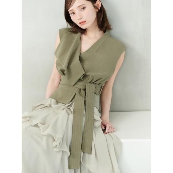 ZOZO問い合わせ番号:108230838ショップ:SNIDEL，スナイデルブランド:SNIDEL，スナイデル商品名:デザインジレカテゴリ:ジャケット/アウター>その他アウターブランド品番:SWFV264036素材:表地: 【IVR/...