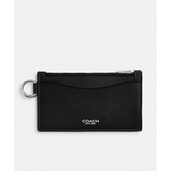ZOZO問い合わせ番号:108231066ショップ:COACH，コーチブランド:COACH，コーチ商品名:ジップ カード ケースカテゴリ:財布/小物>カードケースブランド品番:CEO18 BLK素材:牛革原産国:ベトナム製カラー:ブラ...