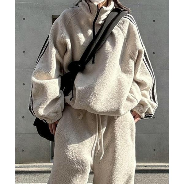 ZOZO問い合わせ番号:108232580ショップ:ENAF，エナフブランド:YACA，ヤーカ商品名:Side Line Boa Fleece Anorak/サイドラインボアフリースアノラックカテゴリ:トップス>パーカーブランド品番:...