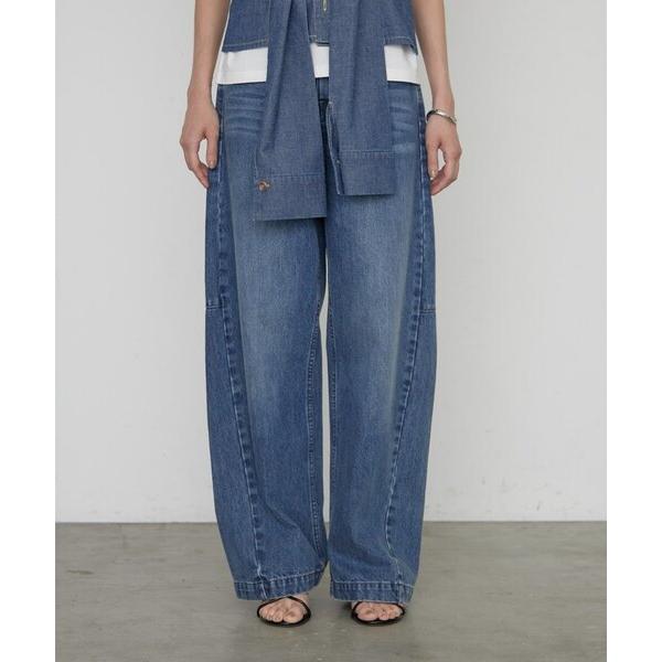 ZOZO問い合わせ番号:108234314ショップ:LOUNGEDRESS，ラウンジドレスブランド:LOUNGEDRESS，ラウンジドレス商品名:≪美脚見え/こなれ感≫バレルレッグデニムパンツカテゴリ:パンツ>デニムパンツブランド品番...