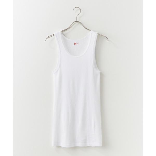ZOZO問い合わせ番号:108234690ショップ:Chick，チックブランド:HANES，ヘインズ，Chick，チック，TANGRAM，タングラム商品名:Hanes/ヘインズ 2P Pack A-Shirt 2枚入りパック リブタンクトッ...
