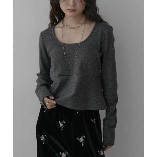 ZOZO問い合わせ番号:108235706ショップ:YARD PLUS/AUNT MARIE'S，ヤードプリュス/アントマリーズブランド:Aunt Marie's，アントマリーズ商品名:カップ付きペプラムトップスカテゴリ:トップス>T...