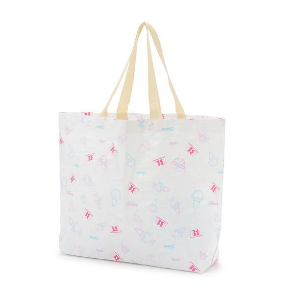 ZOZO問い合わせ番号:108271426ショップ:NARUMIYA ONLINE，ナルミヤ オンラインブランド:LOVETOXIC，ラブトキシック商品名:【サーティワン】アイスクリーム総柄エコトートカテゴリ:バッグ>バックパック/リ...