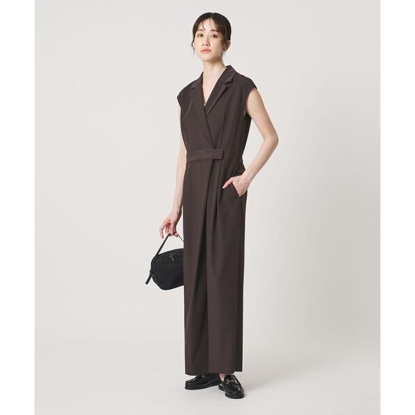 ZOZO問い合わせ番号:108271802ショップ:UNITED ARROWS，ユナイテッドアローズブランド:UNITED ARROWS，ユナイテッドアローズ商品名:ツイル オールインワン ‐ストレッチ 防シワ 接触冷感‐カテゴリ:オールイ...