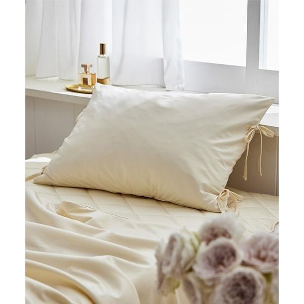 ZOZO問い合わせ番号:108272180ショップ:nissen，ニッセンブランド:COCOPLATZ interior，ココプラッツインテリア商品名:シルクタッチリボン付き枕カバー|43×63cm用|【フルーエ/大人可愛い】カテゴリ:イン...
