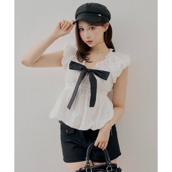 ZOZO問い合わせ番号:108272283ショップ:Chico，チコブランド:Chico，チコ商品名:【新色追加/前後2way】リボンペプラムブラウスカテゴリ:トップス>シャツ/ブラウスブランド品番:CHZ1061604A0008素材...