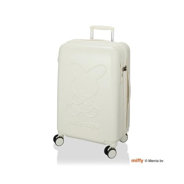 ZOZO問い合わせ番号:108272951ショップ:hopely，ホープリーブランド:Miffy， ミッフィー，SPECIAL PRODUCT DESIGN，スペシャルプロダクトデザイン商品名:ミッフィー スーツケース Mサイズ アイボリー...