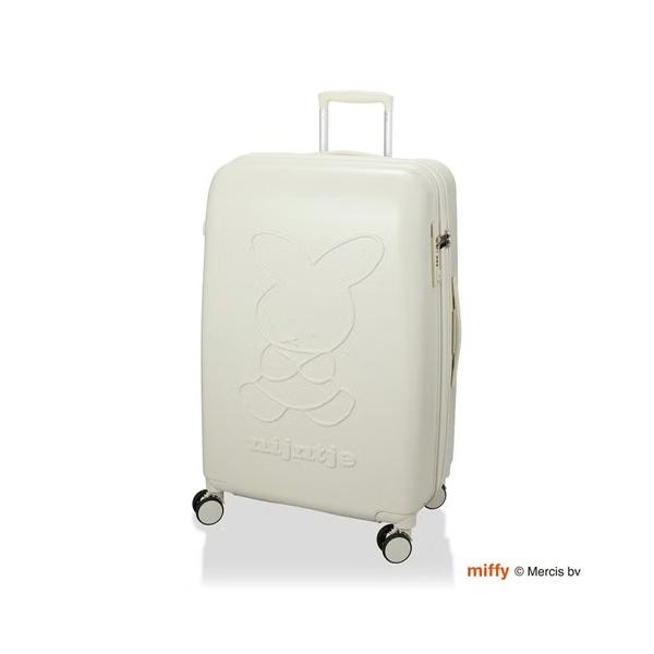 ZOZO問い合わせ番号:108272952ショップ:hopely，ホープリーブランド:Miffy， ミッフィー，SPECIAL PRODUCT DESIGN，スペシャルプロダクトデザイン商品名:ミッフィー スーツケース Lサイズ アイボリー...