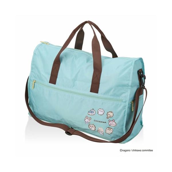 ZOZO問い合わせ番号:108272971ショップ:hopely，ホープリーブランド:SPECIAL PRODUCT DESIGN，スペシャルプロダクトデザイン商品名:ちいかわ 折り畳みボストンバッグ（M)ミントサークル SIFFカテゴリ:...