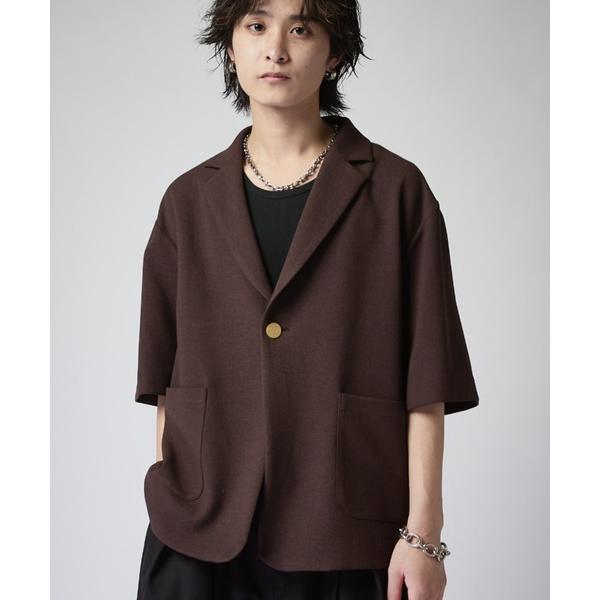 ZOZO問い合わせ番号:108274011ショップ:Lui's，ルイスブランド:Lui's，ルイス商品名:ジョーゼット半袖オーバージャケットカテゴリ:ジャケット/アウター>テーラードジャケットブランド品番:LUZ2061507A000...