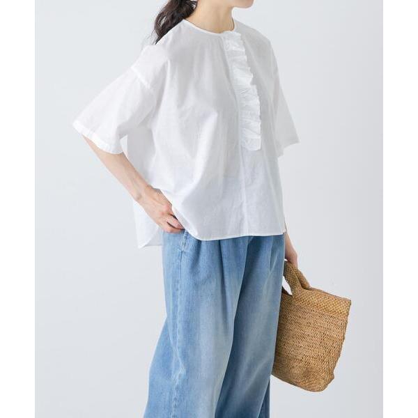 ZOZO問い合わせ番号:108311838ショップ:かぐれ，かぐれブランド:かぐれ，カグレ商品名:コットンリネンフリルプルオーバーカテゴリ:トップス>シャツ/ブラウスブランド品番:GA26230-2030220素材:綿85% 麻15%...