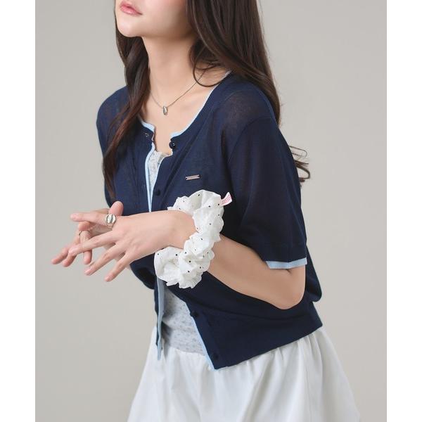 ZOZO問い合わせ番号:108312233ショップ:apres jour mignon，アプレジュールミニョンブランド:apres jour mignon，アプレジュールミニョン商品名:フェイクレイヤードカーディガンカテゴリ:トップス&gt...