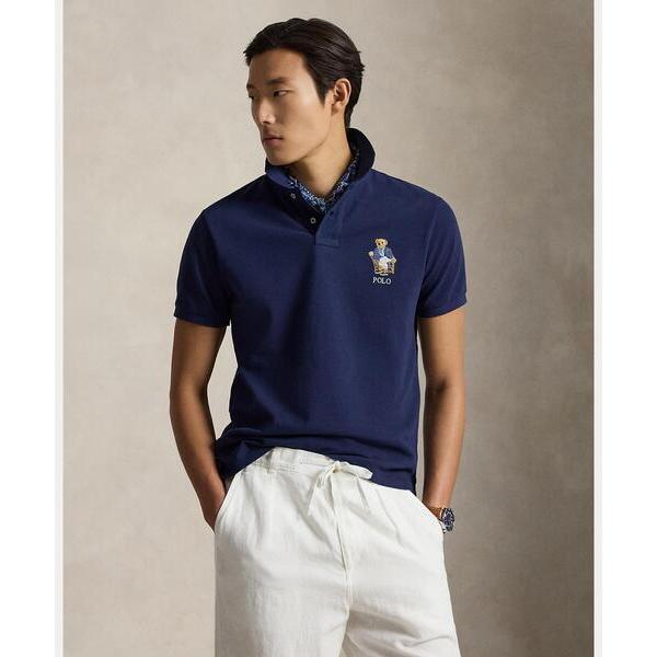 ZOZO問い合わせ番号:108312529ショップ:POLO RALPH LAUREN，ポロ ラルフ ローレンブランド:POLO RALPH LAUREN，ポロ ラルフ ローレン商品名:カスタム スリム フィット Polo ベア ポロシャツ...