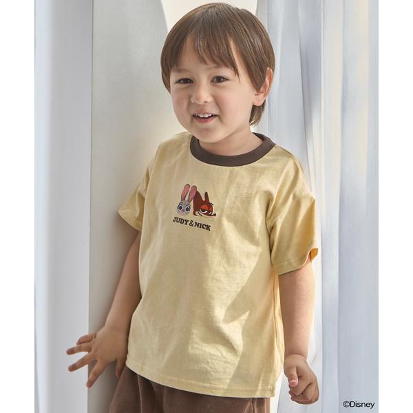 ZOZO問い合わせ番号:108348008ショップ:petit main，プティマインブランド:petit main，プティマイン商品名:【ズートピア】【接触冷感】フェイスモチーフTシャツカテゴリ:トップス>Tシャツ/カットソーブラン...