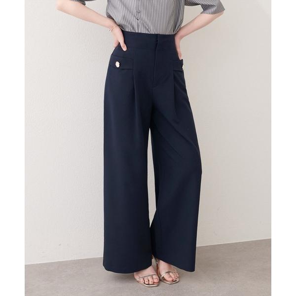 ZOZO問い合わせ番号:108384524ショップ:natural couture，ナチュラルクチュールブランド:natural couture，ナチュラルクチュール商品名:ポケットデザインハイウエストパンツカテゴリ:パンツ>その他パ...