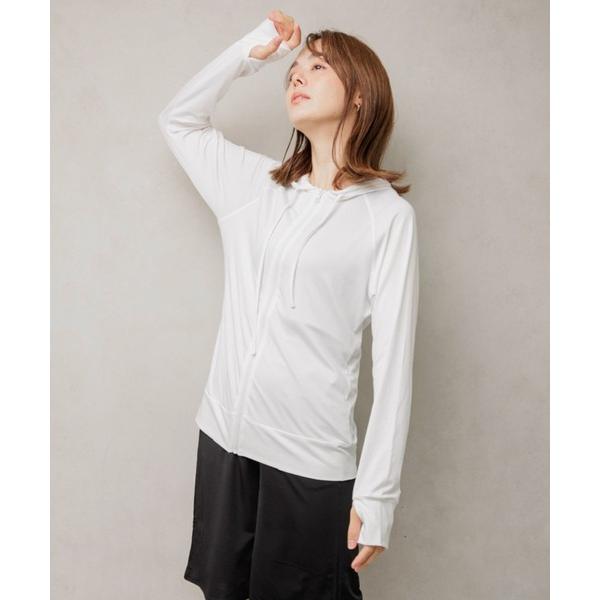 『タイムセール実施中』ZOZO問い合わせ番号:108385681ショップ:Pittok，ピットクブランド:FashionBerry，ファッションベリー商品名:UPF50+フード付き ジップアップ ラッシュガード レディースカテゴリ:水着/着...