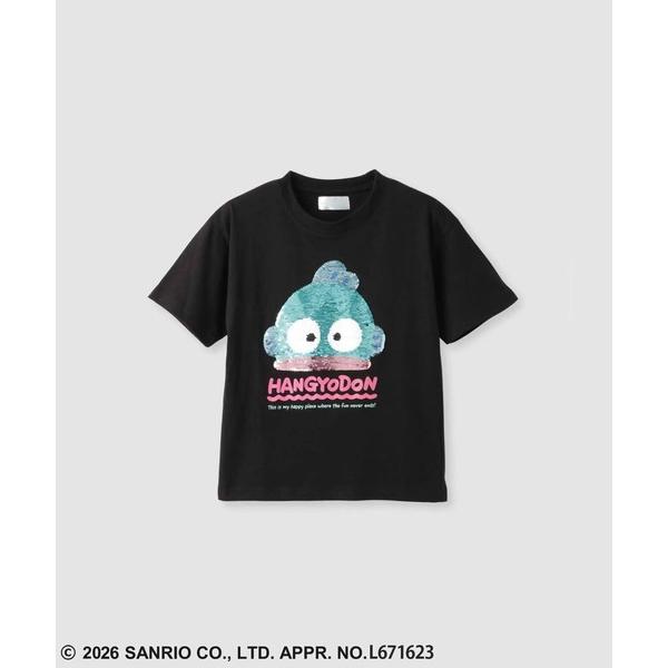 『タイムセール実施中』ZOZO問い合わせ番号:108422925ショップ:Mac-House，マックハウスブランド:sanrio，サンリオ，Mac-House，マックハウス商品名:Sanrio ハンギョドン リバーシブルスパンコール半袖Tシ...