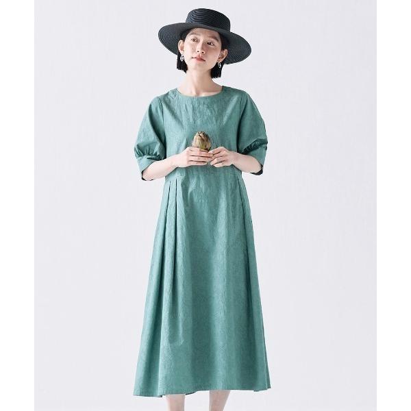 ZOZO問い合わせ番号:108423304ショップ:FELISSIMO，フェリシモブランド:Sunny clouds，サニークラウズ商品名:サニークラウズ　織り込まれたアーティチョークワンピース〈レディース〉カテゴリ:ワンピース/ドレス&g...