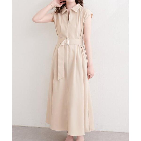 ZOZO問い合わせ番号:108424224ショップ:natural couture，ナチュラルクチュールブランド:natural couture，ナチュラルクチュール商品名:フロントZIP衿付きワンピースカテゴリ:ワンピース/ドレス>...