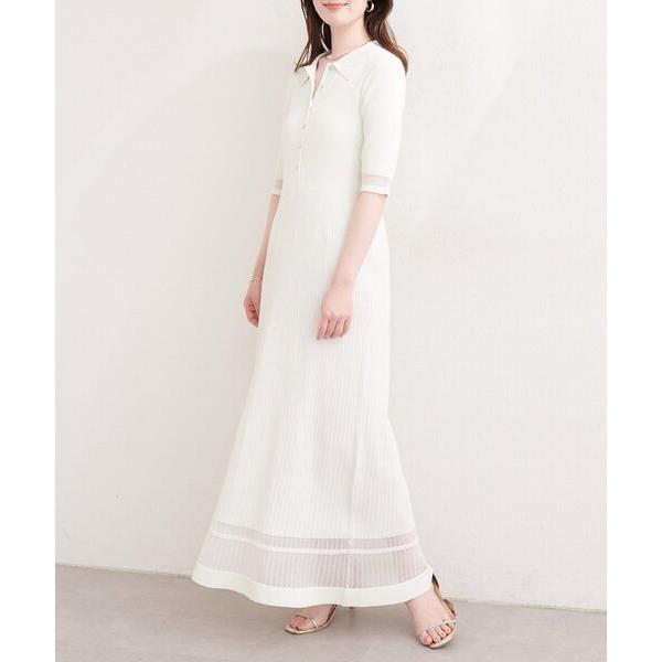 ZOZO問い合わせ番号:108424227ショップ:natural couture，ナチュラルクチュールブランド:natural couture，ナチュラルクチュール商品名:シアーデザインニットワンピースカテゴリ:ワンピース/ドレス>...