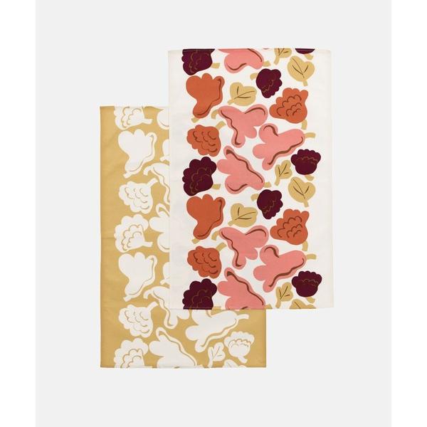 ZOZO問い合わせ番号:108464885ショップ:marimekko，マリメッコブランド:marimekko，マリメッコ商品名:Kukasta kukkaan / tea towel 2pcsカテゴリ:食器/キッチン>ランチョンマッ...