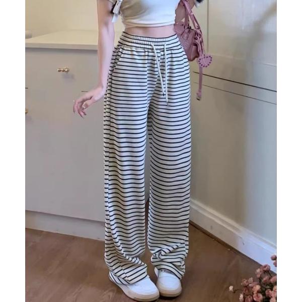 ZOZO問い合わせ番号:108500938ショップ:おしゃれスタ，オシャレスタブランド:おしゃれスタ，オシャレスタ商品名:カジュアルボーダーイージーパンツカテゴリ:パンツ>スウェットパンツブランド品番:MKTM-1588素材:ポリエス...