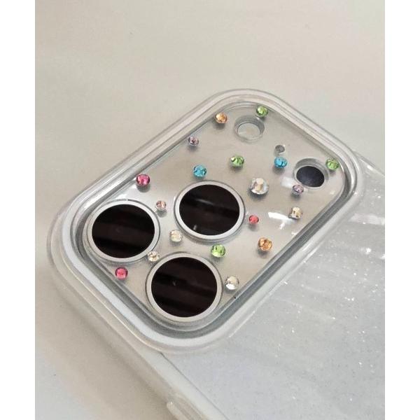 ZOZO問い合わせ番号:108501523ショップ:Vini，ヴィニブランド:Vini，ヴィニ商品名:【17Pro専用】 カラフル ラインストーン カメラカバーカテゴリ:PC・スマホグッズ/家電>スマホグッズブランド品番:VNS-ZA...