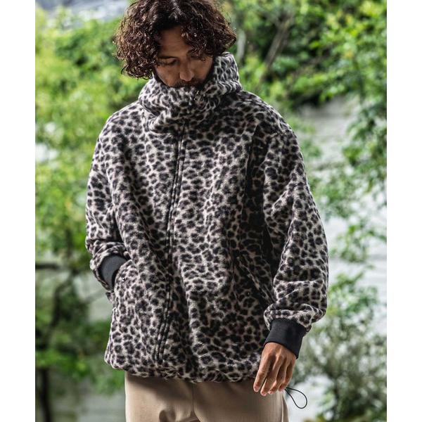 ZOZO問い合わせ番号:108502222ショップ:CAMBIO，カンビオブランド:CAMBIO，カンビオ商品名:mj11652- Leopard Asymmetric Short Jacket アシンメトリーショート丈フードブルゾン(MI...