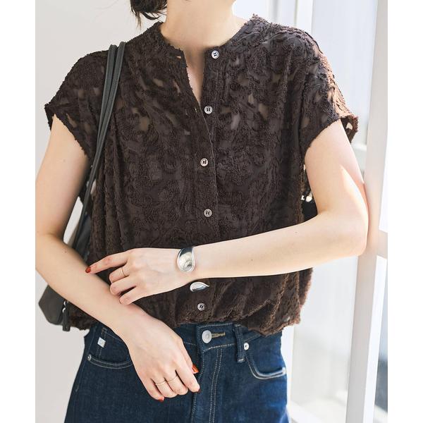 ZOZO問い合わせ番号:108504194ショップ:Spick &amp; Span，スピック アンド スパンブランド:Spick &amp; Span，スピックアンドスパン商品名:シアージャガードフレンチシャツカテゴリ:トップス>シ...
