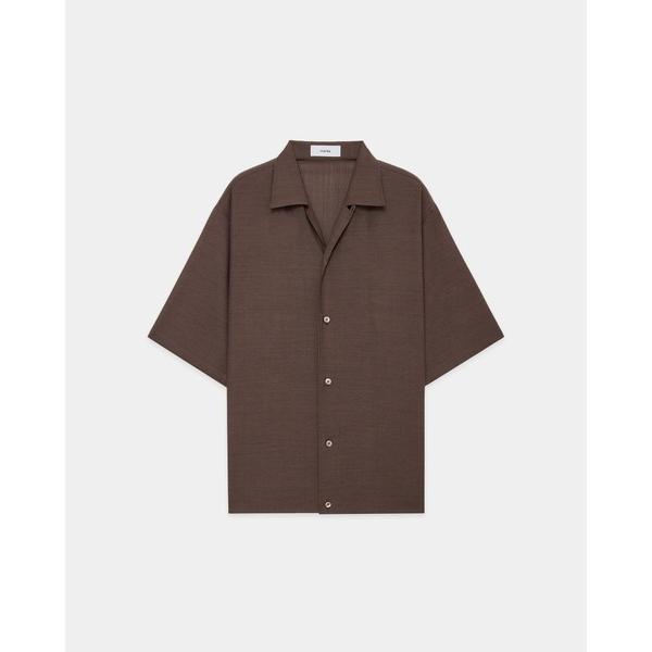 ZOZO問い合わせ番号:108504344ショップ:CONZ，コンズブランド:marka，マーカ商品名:OPEN COLLAR S/S SHIRT WITH HEM TABカテゴリ:トップス>シャツ/ブラウスブランド品番:306402...