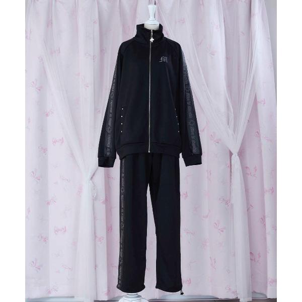 ZOZO問い合わせ番号:108504905ショップ:GENERY，ジェネリーブランド:mine by LAFARY，マインバイラファリー商品名:レザーロゴ刺繍ジャージセットアップカテゴリ:ジャケット/アウター>セットアップブランド品番...