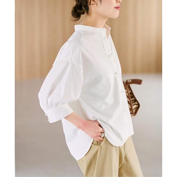 ZOZO問い合わせ番号:108541646ショップ:Spick &amp; Span，スピック アンド スパンブランド:Spick &amp; Span，スピックアンドスパン商品名:《WEB限定 / 追加3》パールボタンギャザースリーブシャ...