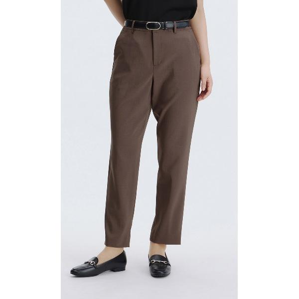 ZOZO問い合わせ番号:108542863ショップ:SUIT SQUARE，スーツスクエアブランド:AOYAMA，アオヤマ，SUIT SQUARE，スーツスクエア商品名:【ＺＥＲＯプレッシャー】テーパードパンツ　ブラウン無地カテゴリ:フォー...