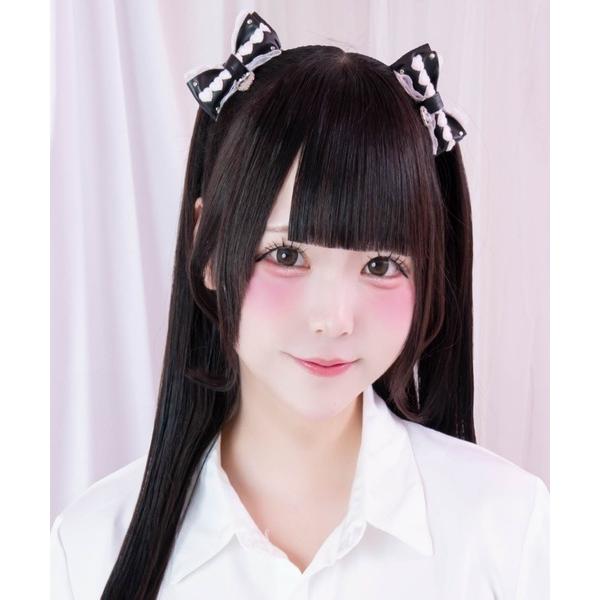 ZOZO問い合わせ番号:108545009ショップ:GENERY，ジェネリーブランド:mine by LAFARY，マインバイラファリー商品名:《ビビちゃん×mine》ハートレザーフリルリボンカテゴリ:ヘアアクセサリー>バレッタ/ヘア...