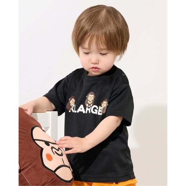 『セール実施中』ZOZO問い合わせ番号:108580616ショップ:X-girl Stages，エックスガール ステージスブランド:XLARGE KIDS，エクストララージキッズ商品名:ファニーゴリラ ウォーターギミック半袖Tシャツカテゴリ...