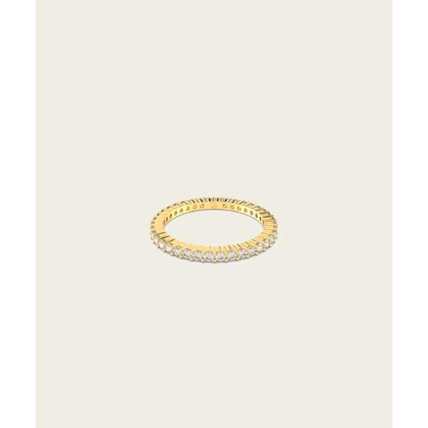 ZOZO問い合わせ番号:108653183ショップ:SWAROVSKI，スワロフスキーブランド:SWAROVSKI，スワロフスキー商品名:【公式】【スワロフスキー】Matrix Vittore リング， ラウンドカット， ホワイト， ゴール...