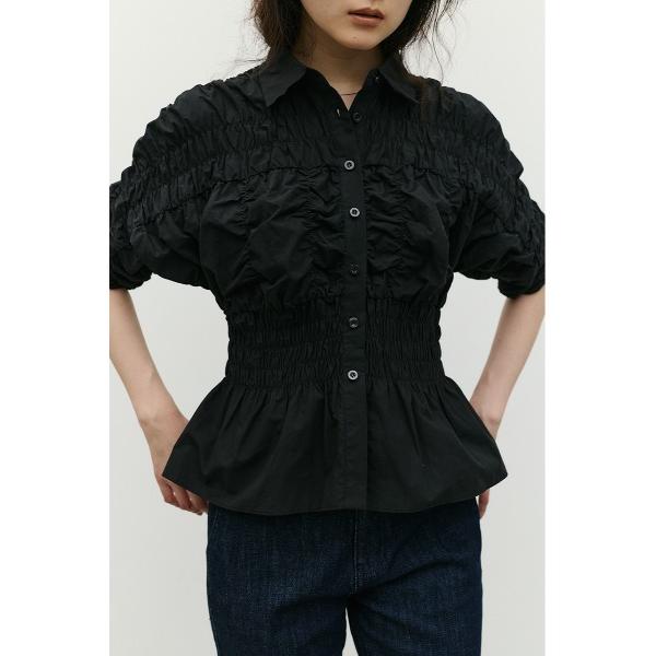 ZOZO問い合わせ番号:108659207ショップ:STYLEMIXER，スタイルミキサーブランド:STYLEMIXER，スタイルミキサー商品名:シャーリングシャツカテゴリ:トップス>シャツ/ブラウスブランド品番:500JSA30-2...