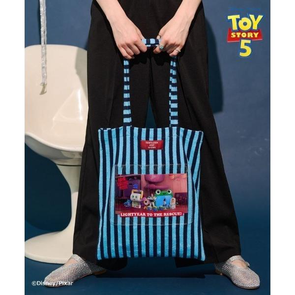 ZOZO問い合わせ番号:108659451ショップ:AMERICAN HOLIC，アメリカンホリックブランド:Disney，ディズニー，AMERICAN HOLIC，アメリカンホリック商品名:【TOY STORY 5】ストライプパイルトート...