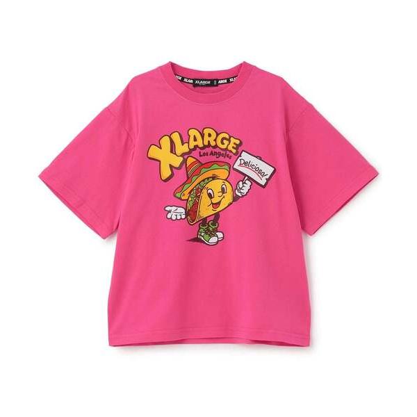 『セール実施中』ZOZO問い合わせ番号:108695430ショップ:X-girl Stages，エックスガール ステージスブランド:XLARGE KIDS，エクストララージキッズ商品名:タコス半袖Tシャツカテゴリ:トップス>Tシャツ/...