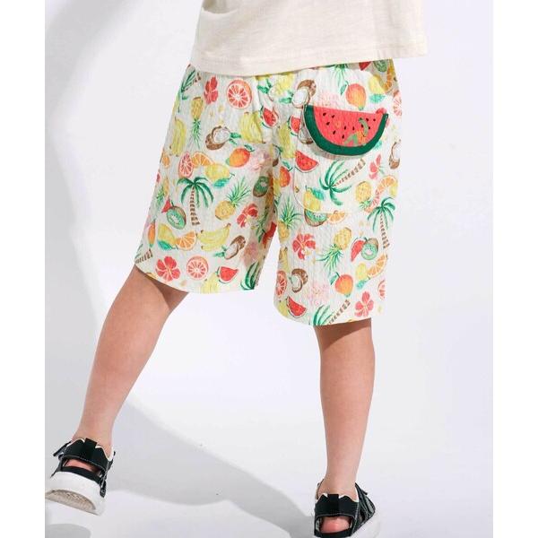 『タイムセール実施中』ZOZO問い合わせ番号:108695553ショップ:BEBE ONLINE STORE，ベベ オンラインストアブランド:SLAP SLIP，スラップスリップ商品名:「お揃い」トロピカル総柄ショートパンツ(80~130c...