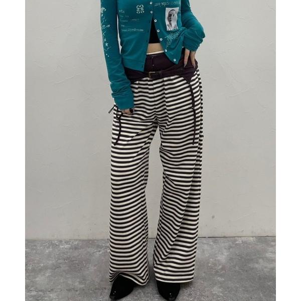 ZOZO問い合わせ番号:108697246ショップ:JEANASIS，ジーナシスブランド:JEANASIS，ジーナシス商品名:【25quee】レイヤードベルトツキパンツ/1017617カテゴリ:パンツ>スウェットパンツブランド品番:1...